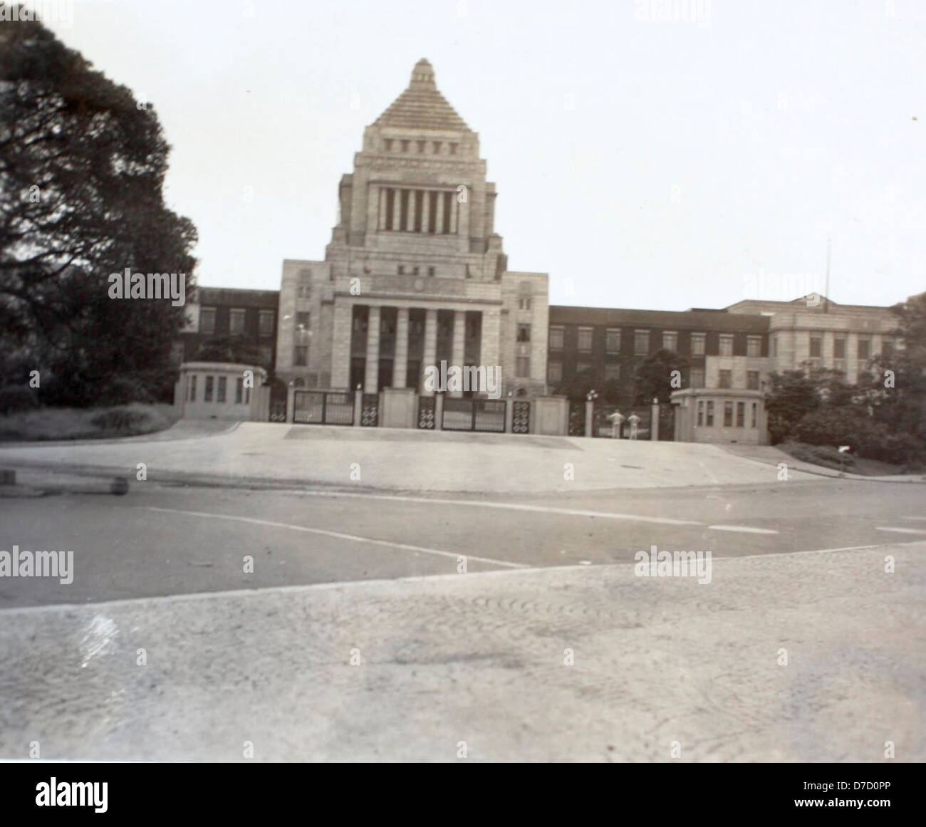 A photograph from Charles Daniels' album showing the Diet Building ...
