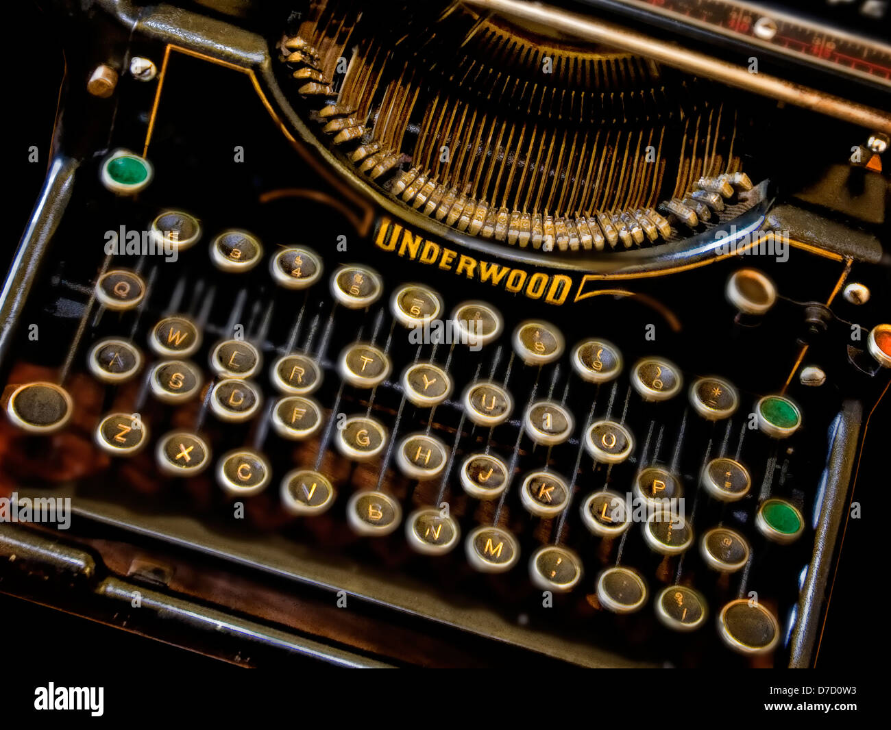 Underwood typewriter hi-res stock photography and images - Alamy