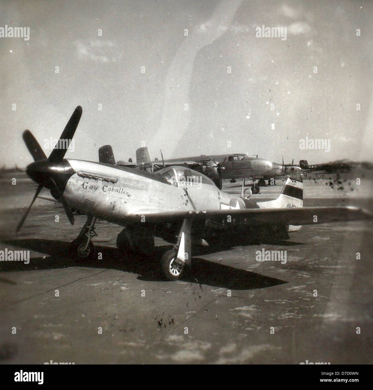 Photograph of Irumagawa Air Force Base (now Johnson AFB) in Japan ...