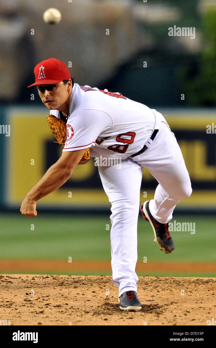 Anaheim, California, USA. 3rd May 2013. Angels' Jason Vargas #60 ...