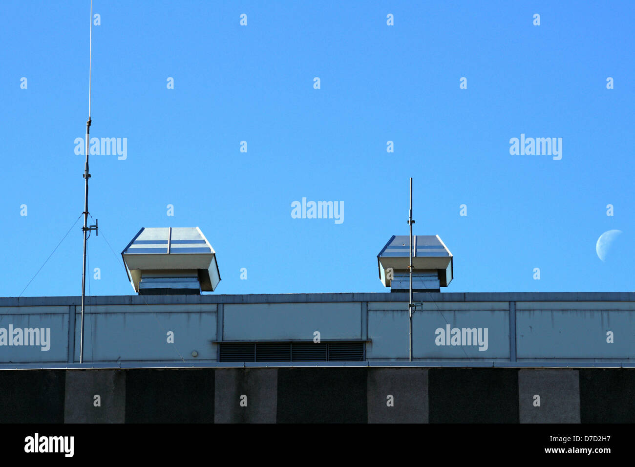 The stream of fresh air acts from a roof Stock Photo - Alamy