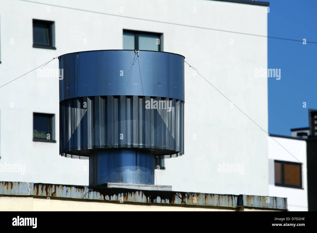 The stream of fresh air acts from a roof Stock Photo - Alamy