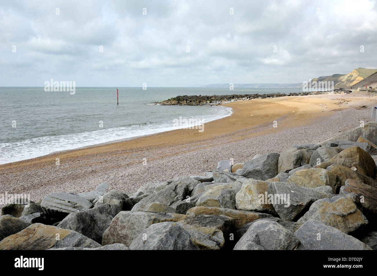 West bay beach Dorset England uk Stock Photo - Alamy