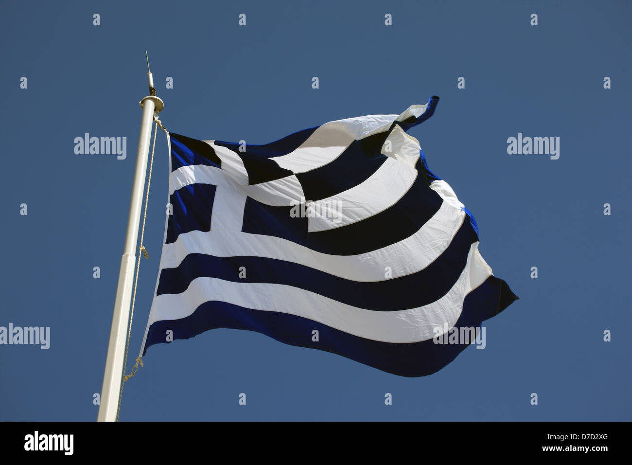 Flying the blue flag hi-res stock photography and images - Alamy