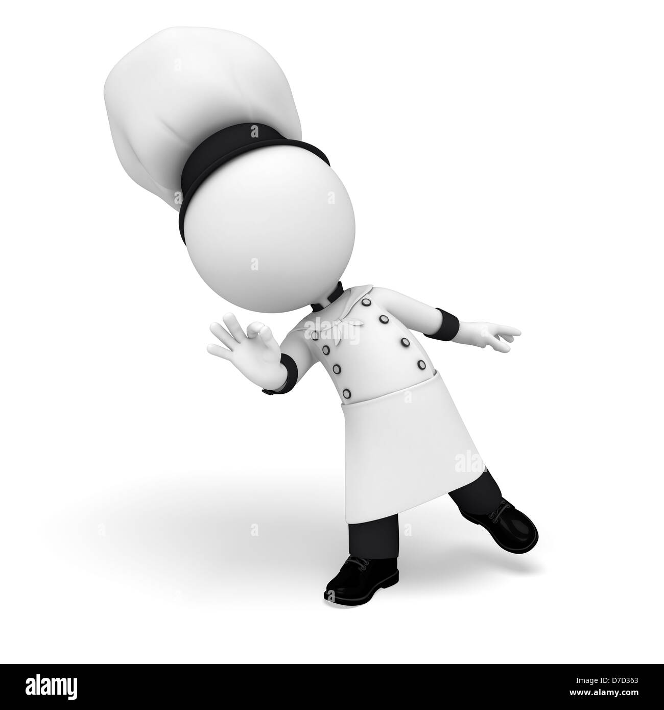 3d illustration chef character Cut Out Stock Images & Pictures - Alamy