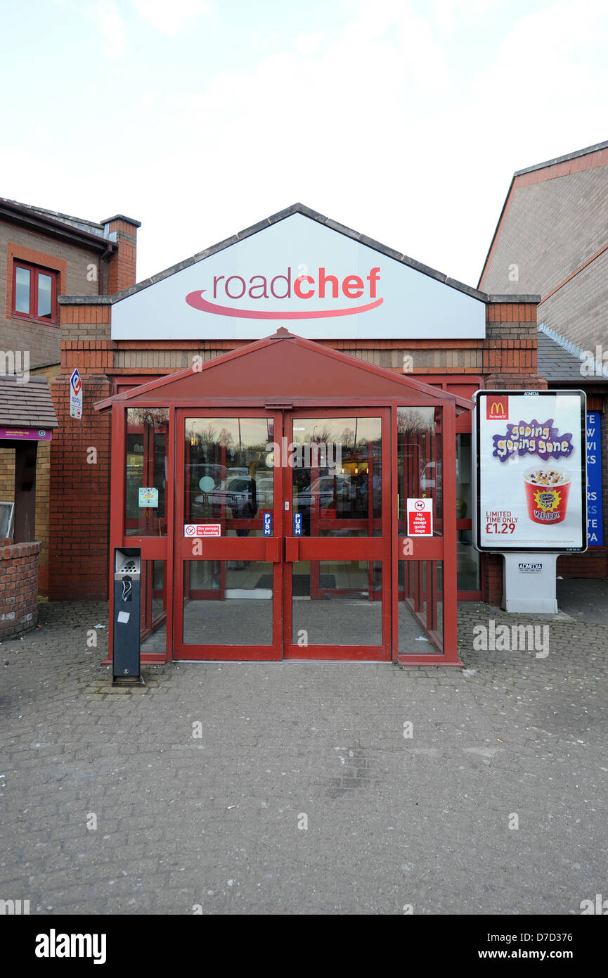 Magor services off m4 motorway hi-res stock photography and images - Alamy