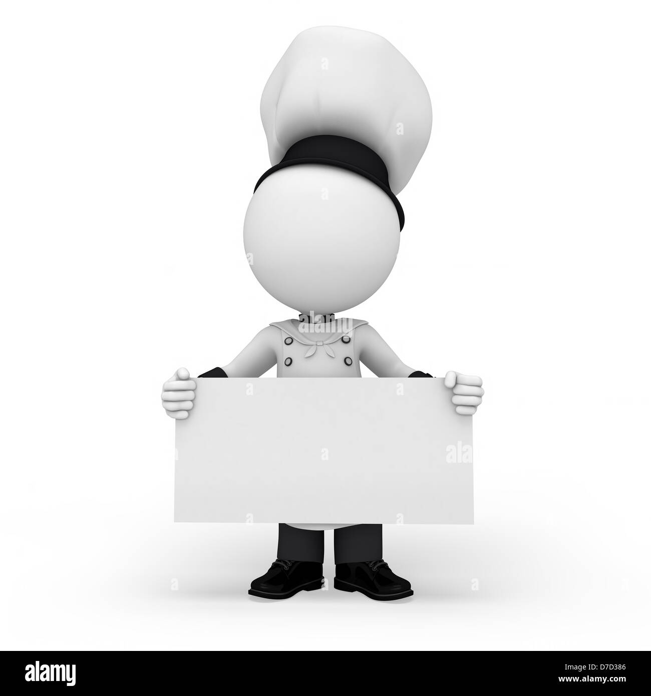 3d illustration chef character Cut Out Stock Images & Pictures - Alamy