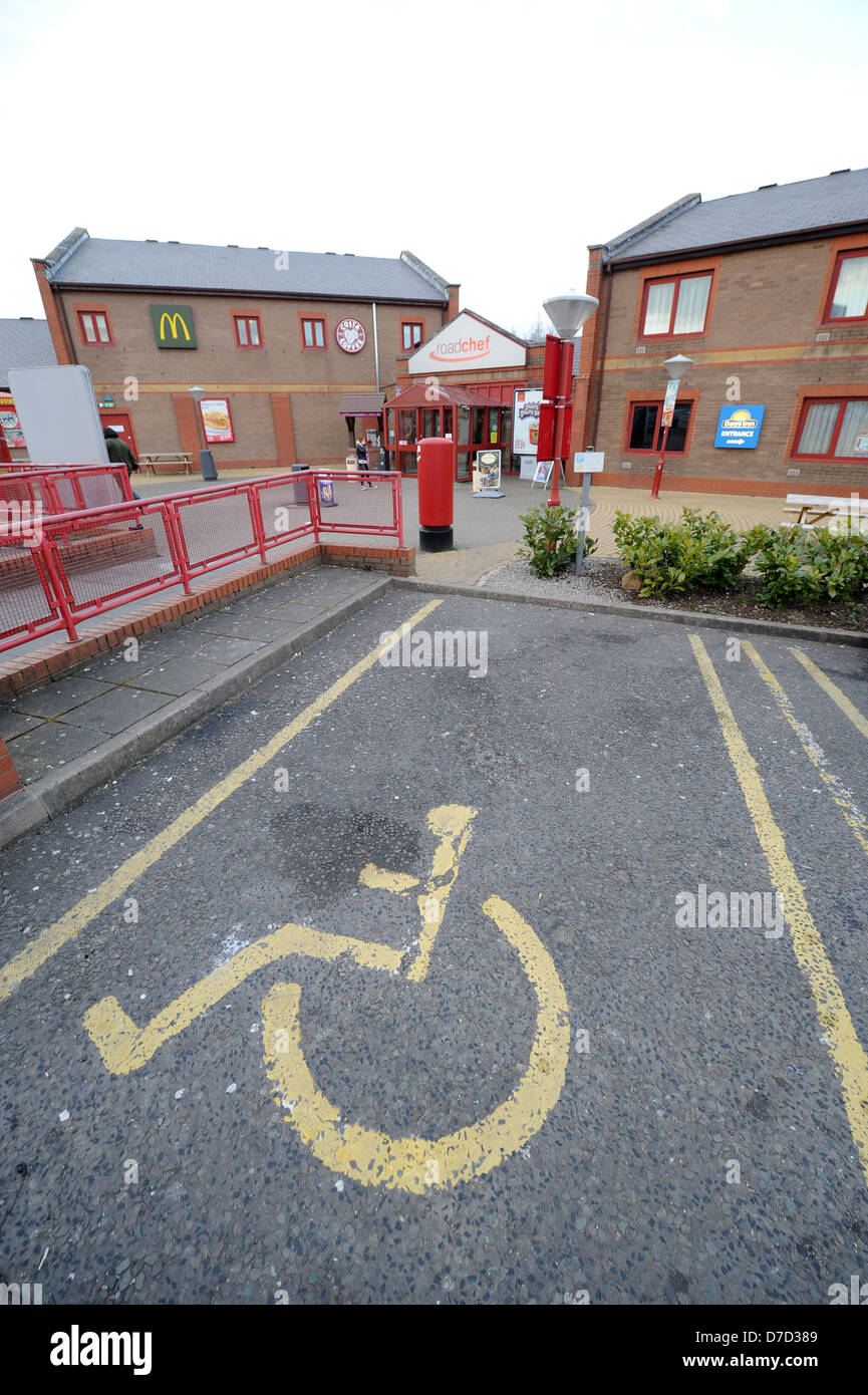 Magor services off m4 motorway hi-res stock photography and images - Alamy