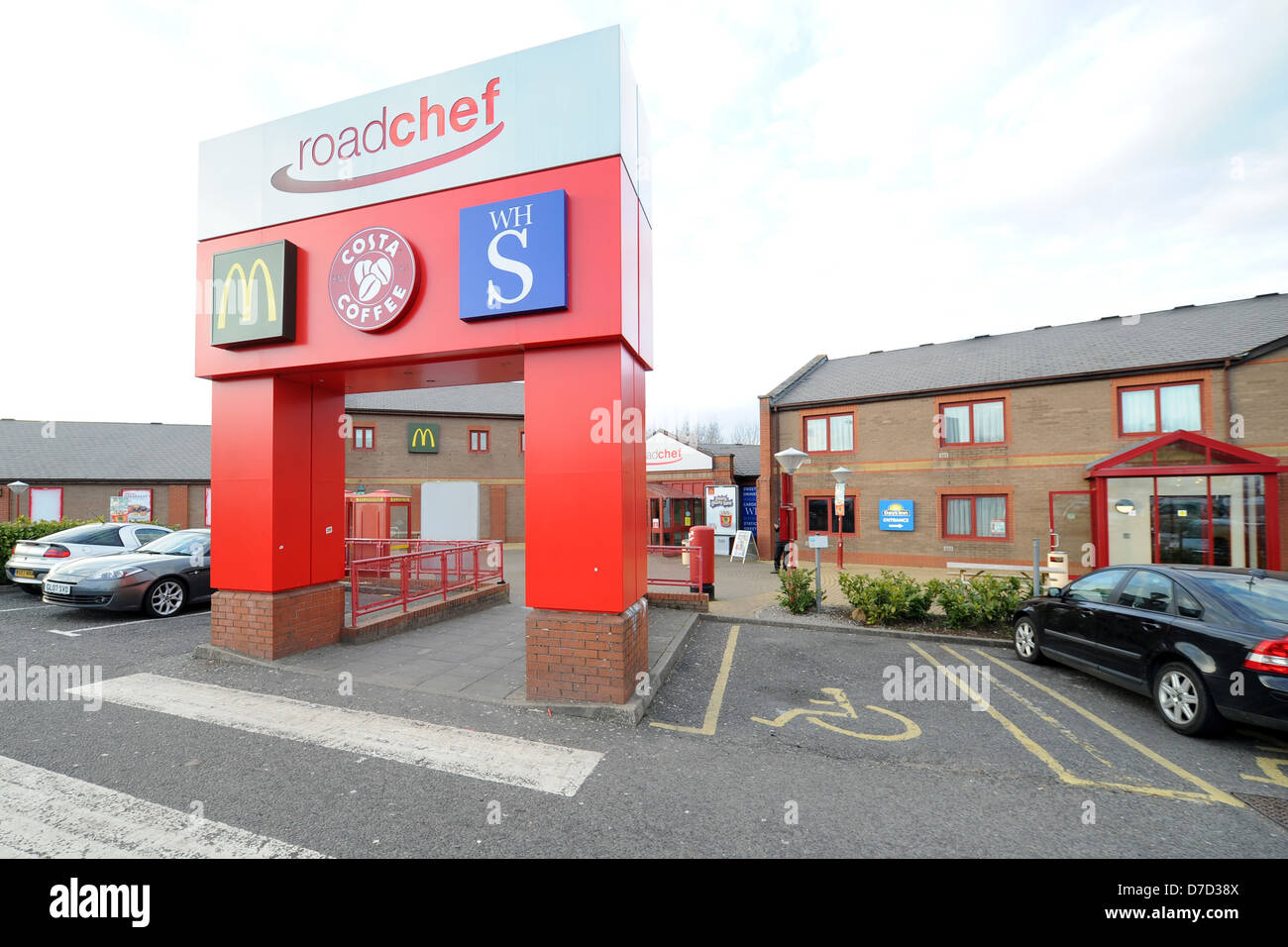 Magor services off m4 motorway hi-res stock photography and images - Alamy