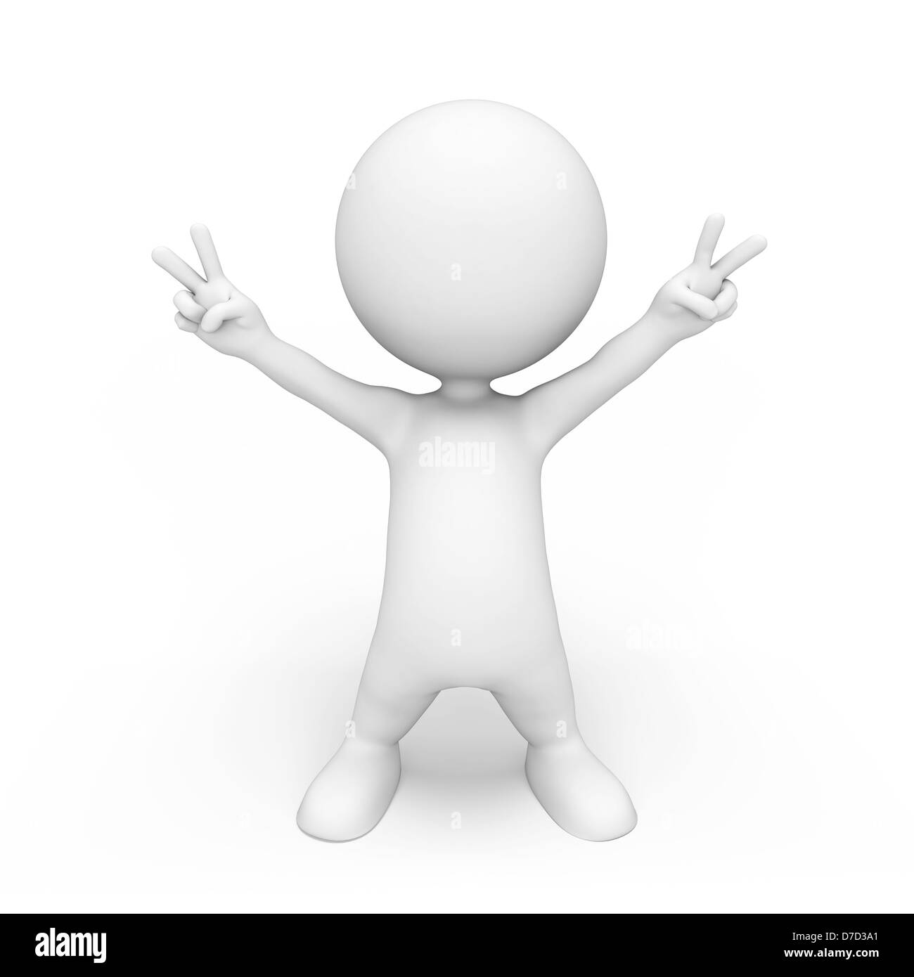 3d white people Stock Photo - Alamy