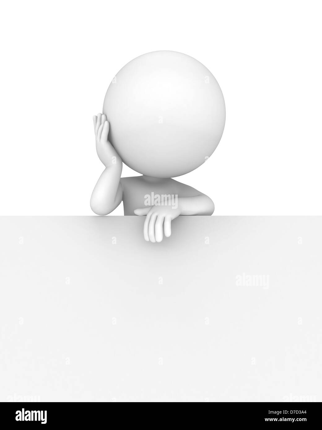 3d white people Stock Photo - Alamy