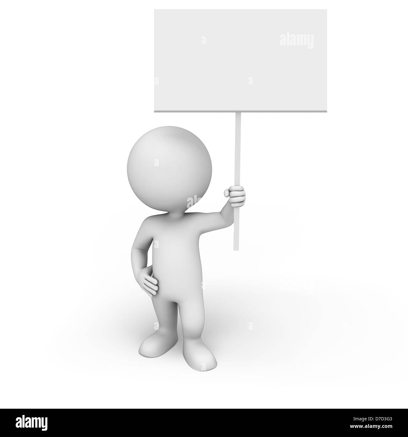 3d white people isolated on white background Stock Photo - Alamy