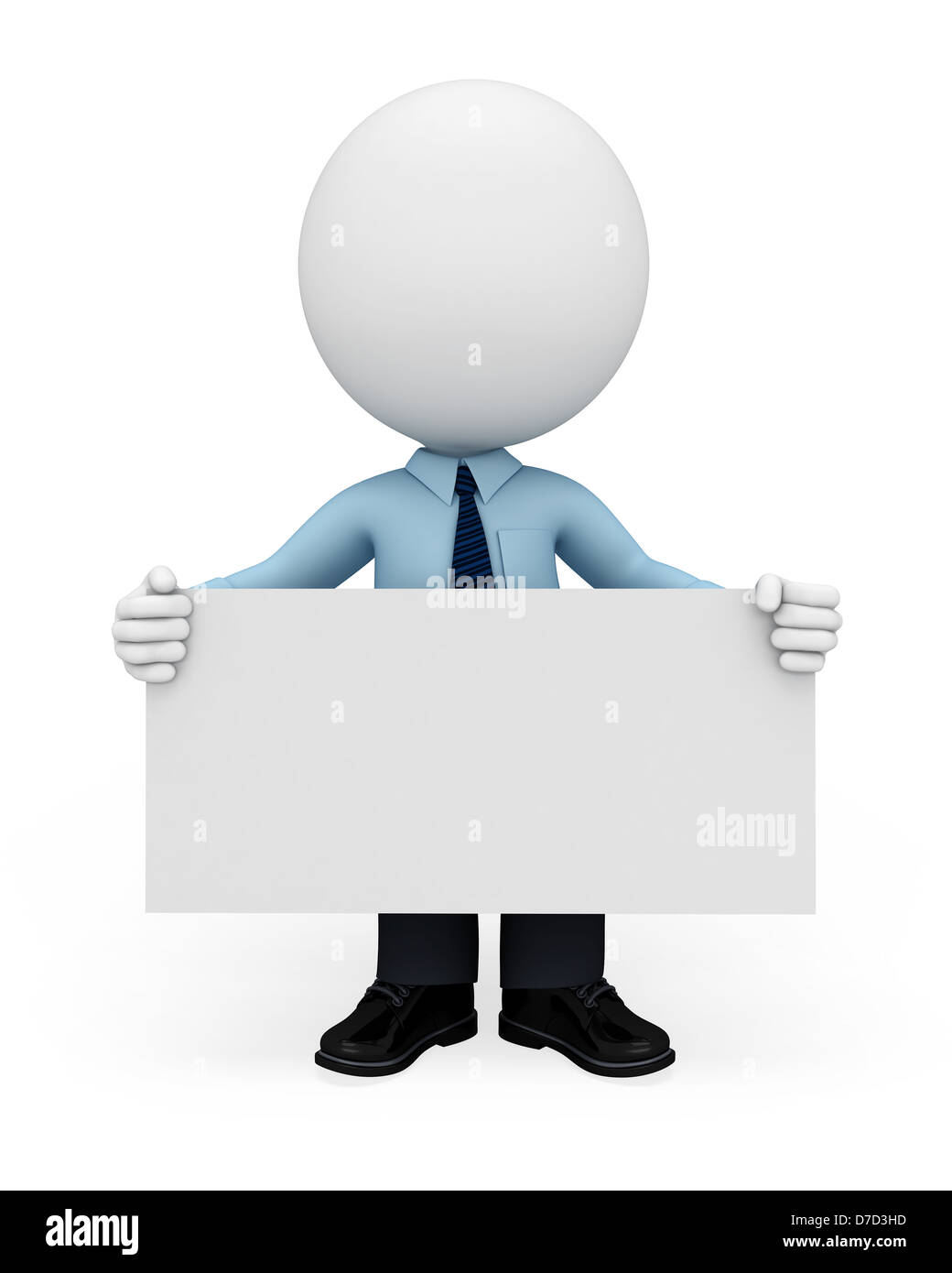 3d white people as service man Stock Photo - Alamy
