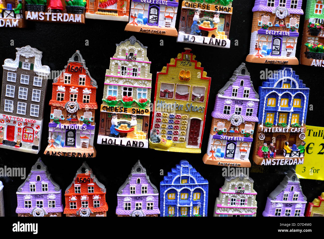 Dutch fridge magnets, Amsterdam Stock Photo - Alamy