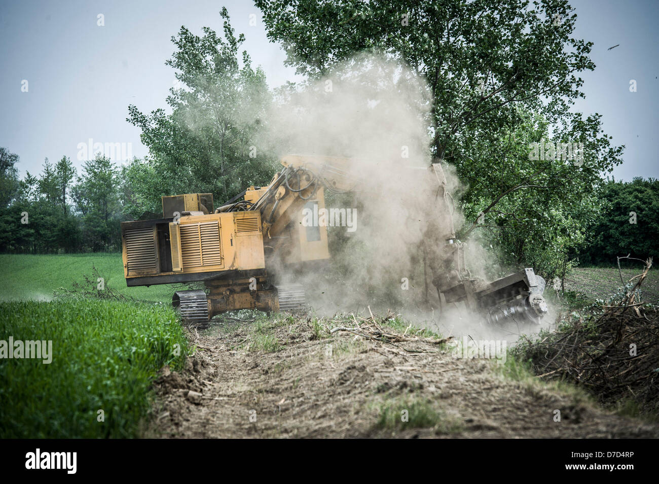 Demining process in Paulind Dvor, Croatia on 02.05.2013 The demining ...