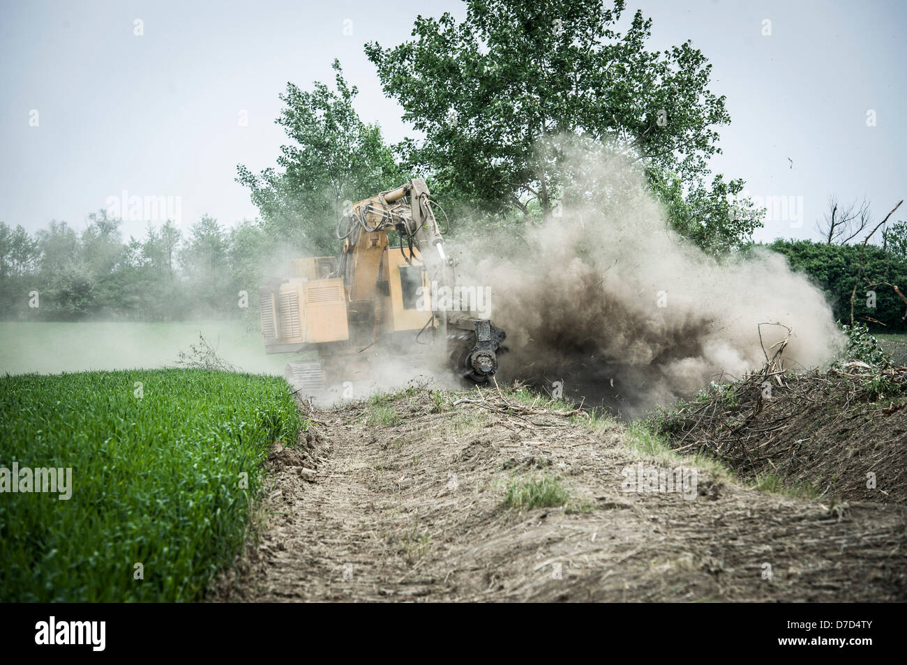 Demining process in Paulind Dvor, Croatia on 02.05.2013 The demining ...
