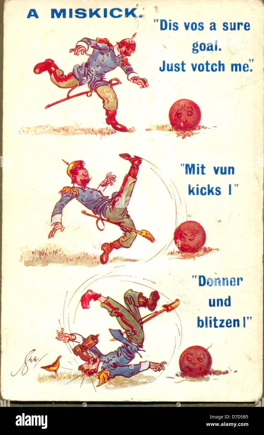 World war one comic postcard hi-res stock photography and images - Alamy