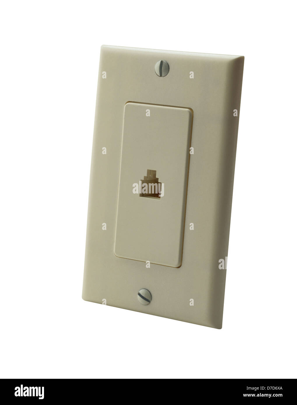 Wire telephone connector Cut Out Stock Images & Pictures - Alamy