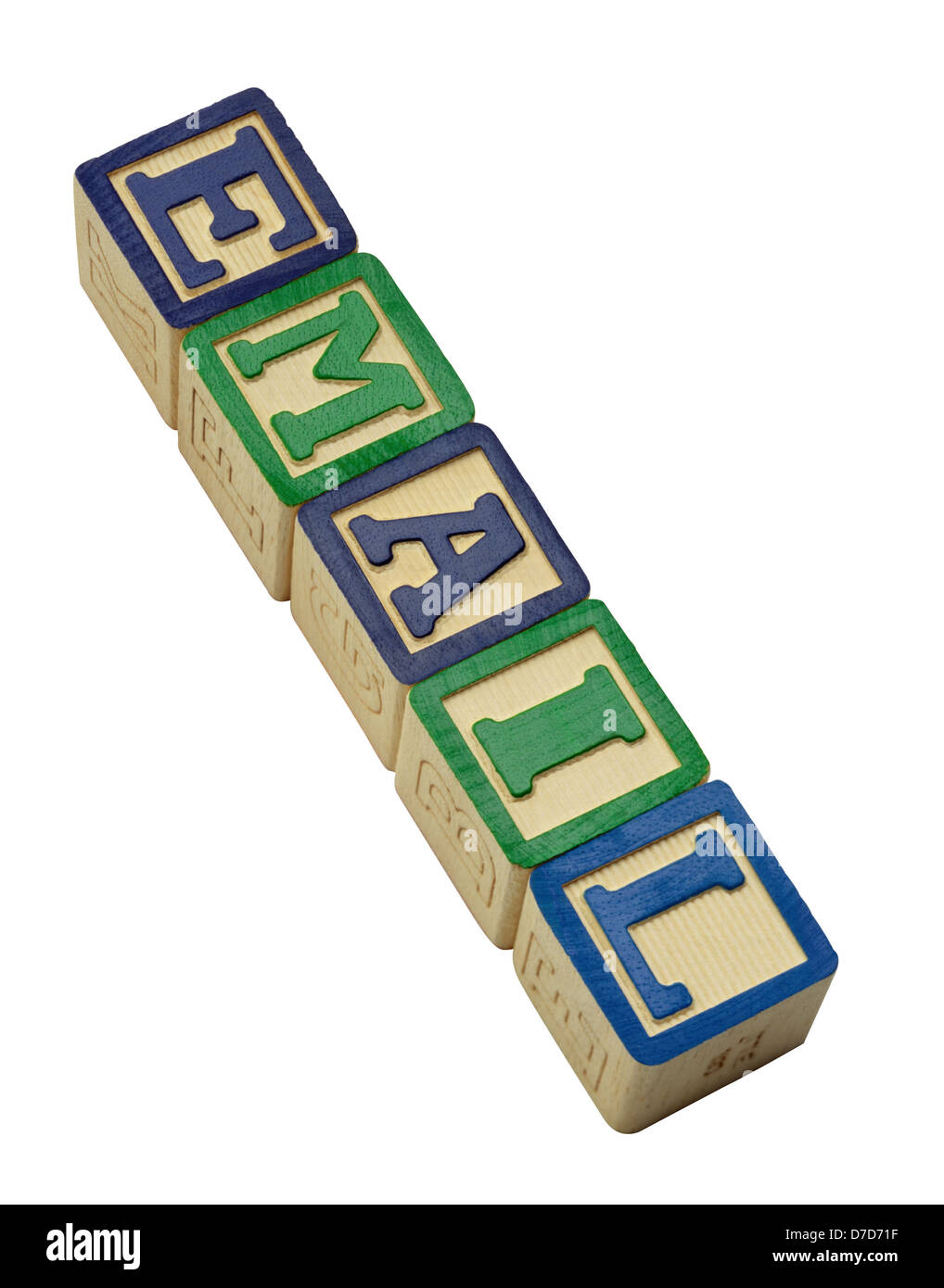 Block With EMAIL As Symbol Stock Photo - Alamy