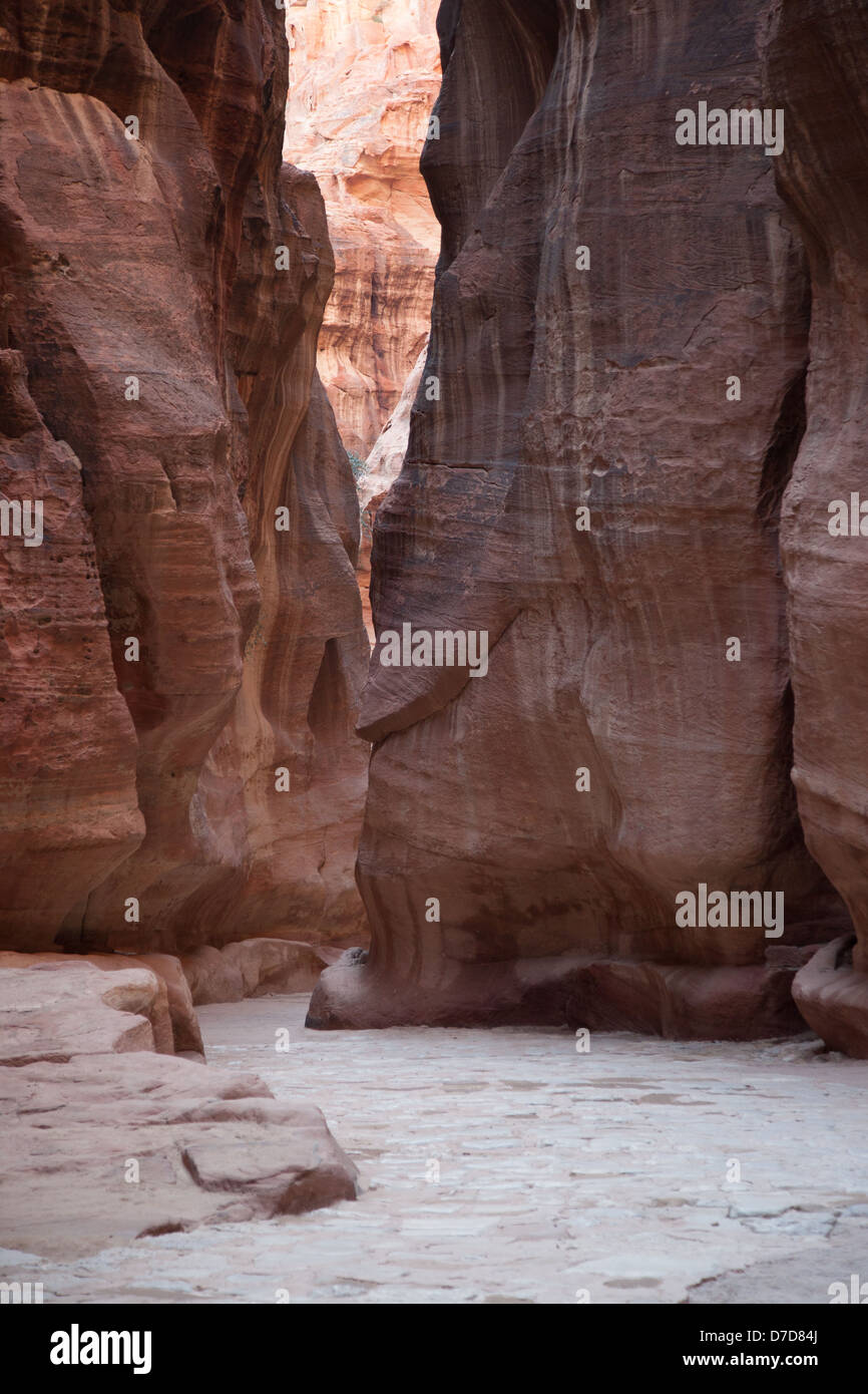 Natural abstract, stone with wind blown texture from Petra, Jordan: a ...