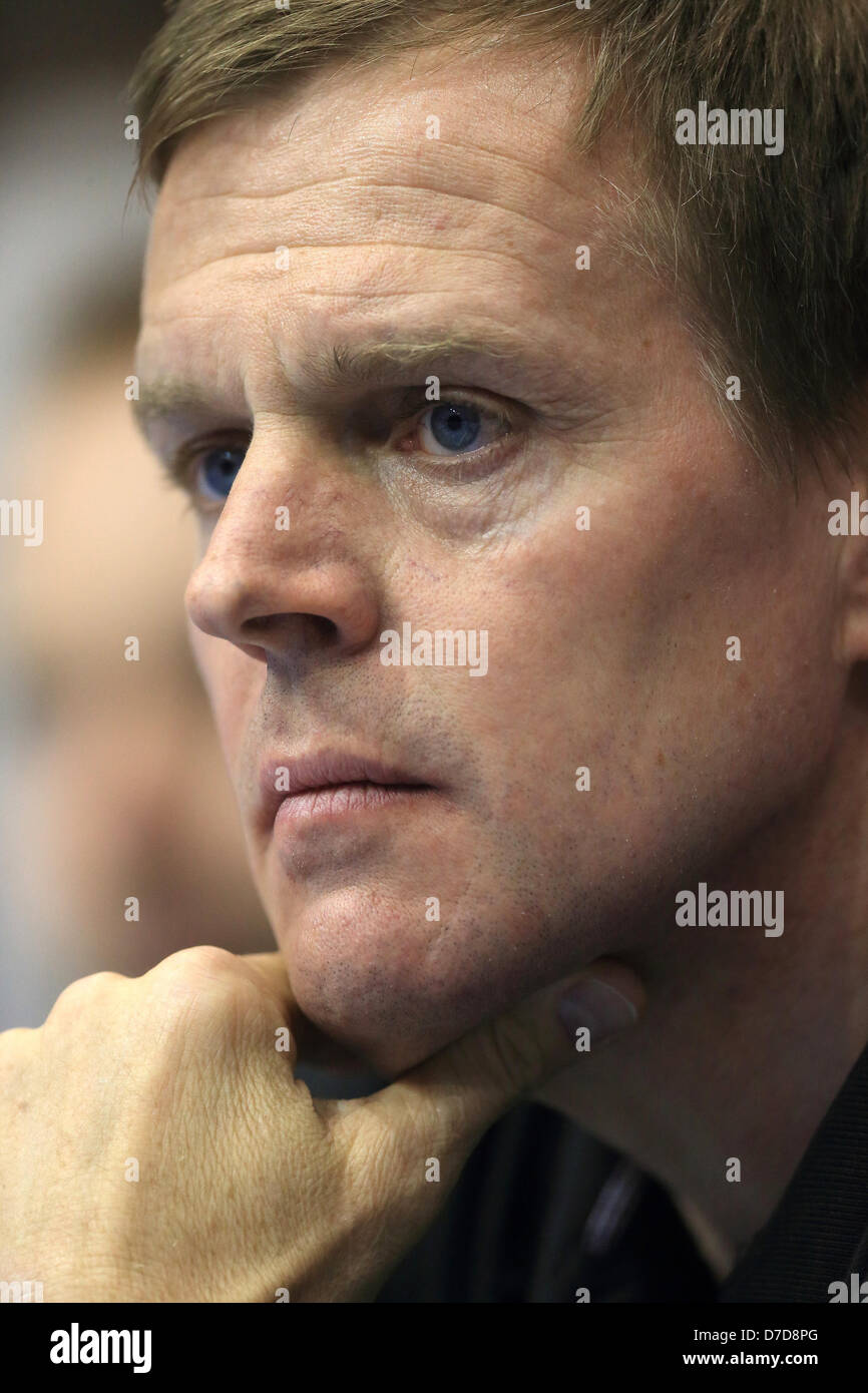 German coach Martin Heuberger observes the international match Germany ...