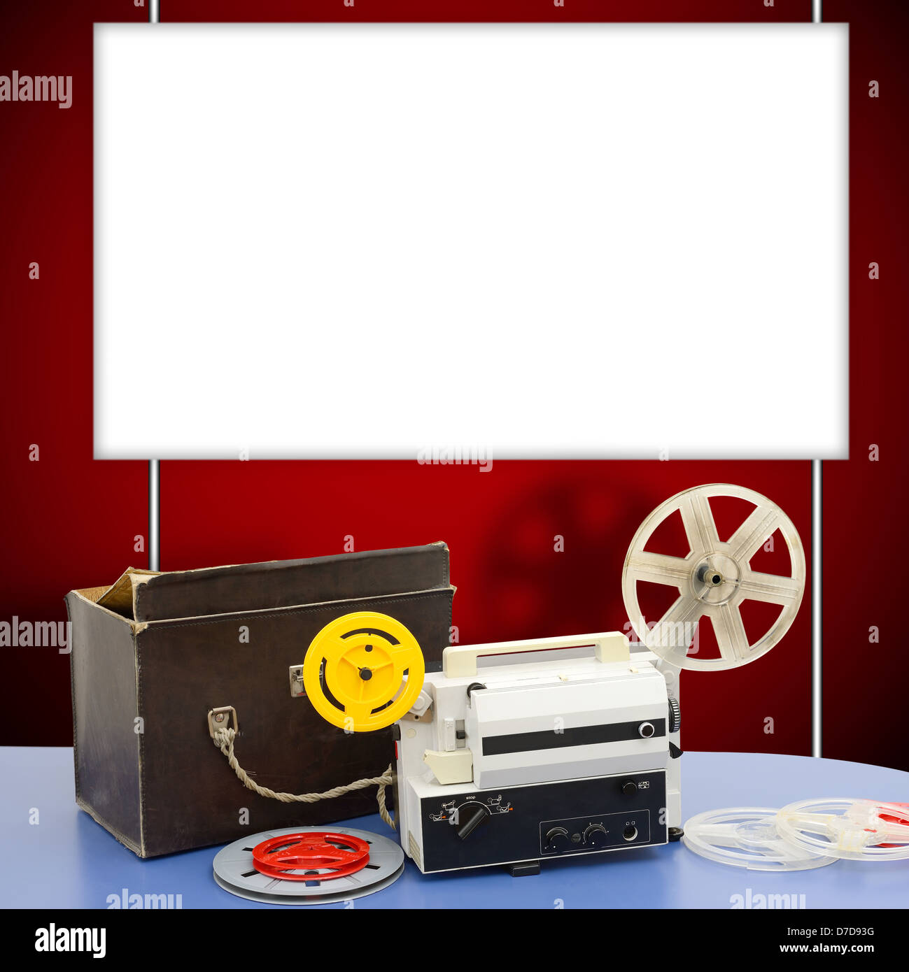 Old film projector shadow hi-res stock photography and images - Alamy