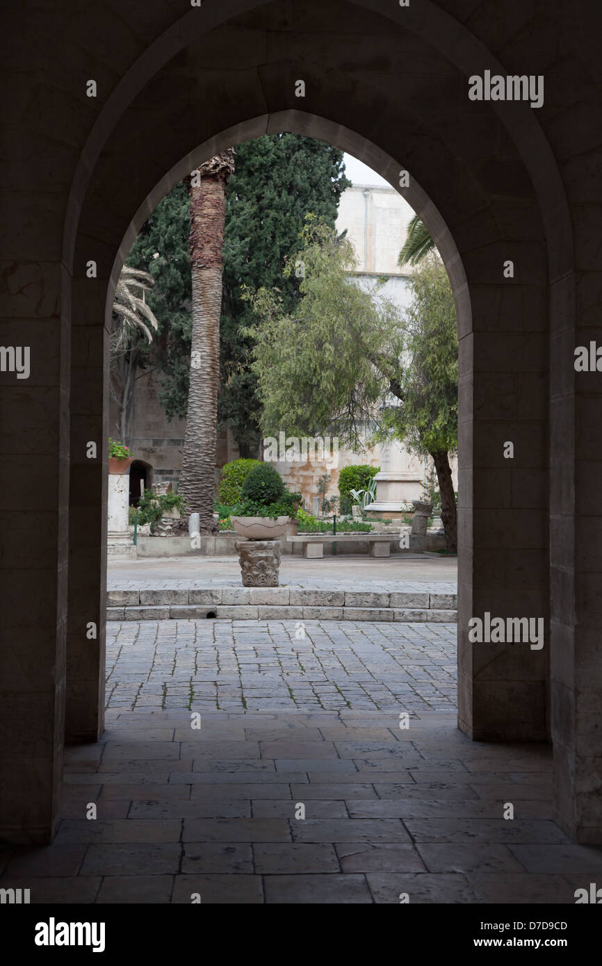 Villa del Rosa, the way of tears, Jerusalem, Israel, a pilgrims ...