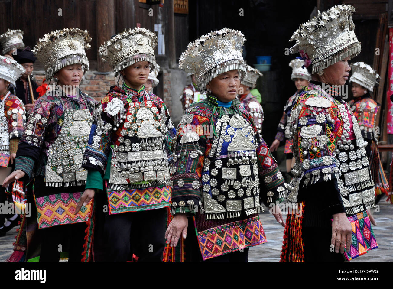 China, Guizhou province, Datang village, Miao tribe Stock Photo - Alamy