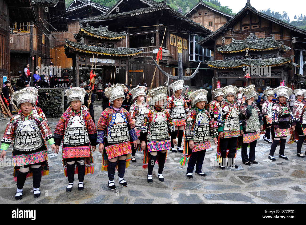 China, Guizhou province, Datang village, Miao tribe Stock Photo - Alamy