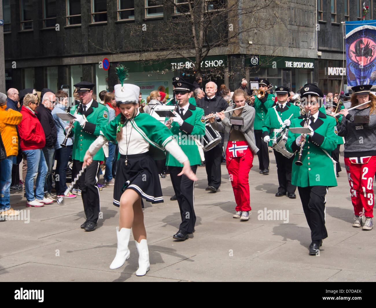 Labour day celebrations in oslo norway hi-res stock photography and ...