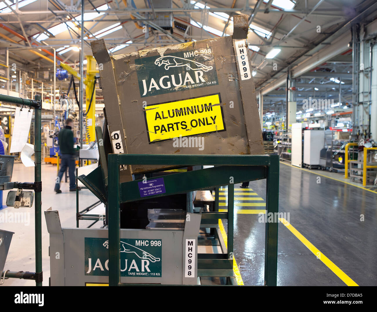 Inside Jaguar Car Plant in Castle Bromwich, Birmingham on the ...