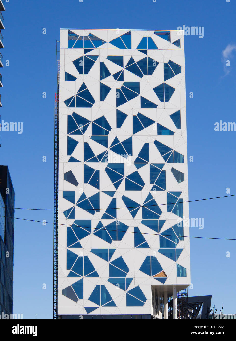 Architecture modern contemporary facade the barcode hi-res stock ...