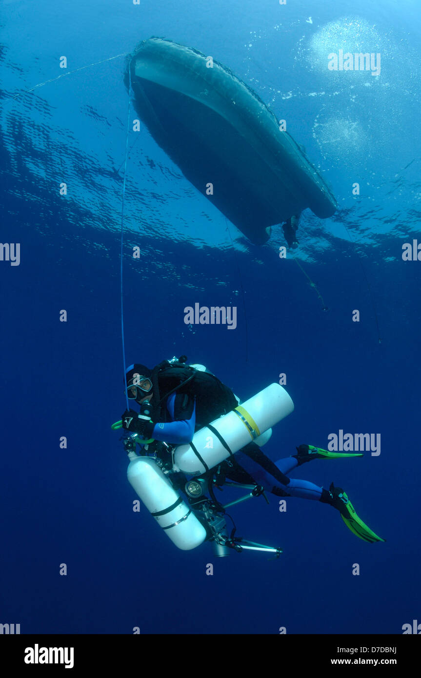 Tec sidemount diving hi-res stock photography and images - Alamy