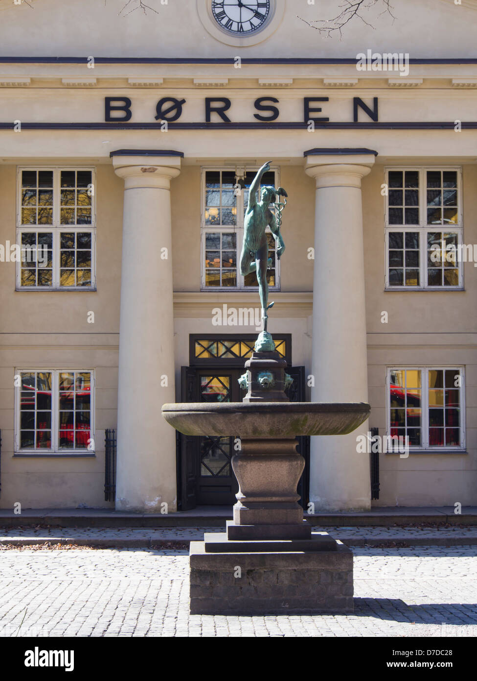The Oslo Stock exchange , Børsen, centrally located in Norway's capital ...