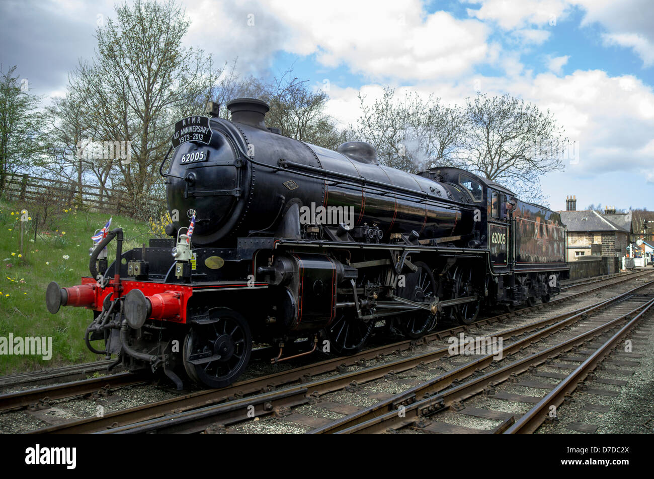 1940s locomotive steam train engine K1 No 62005 on the occasion of the ...