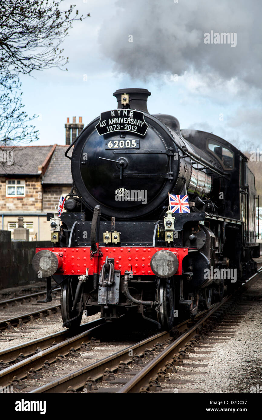 Second World War, steam railway Engine K1 No 62005 on the occasion of ...
