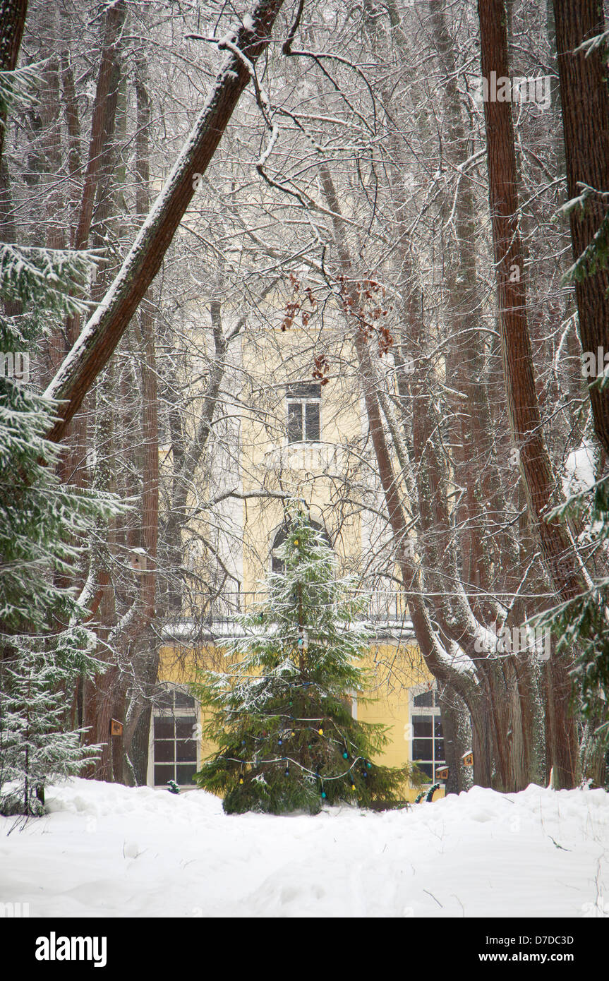 Mikhailovskoe estate. Monument of Russian classicism Stock Photo - Alamy