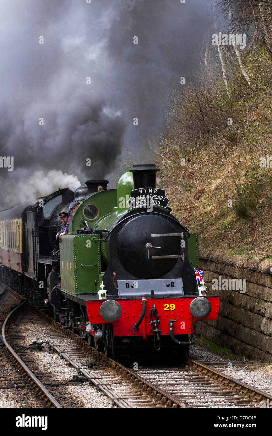 Train rail railway engine coal powered historic hi-res stock ...