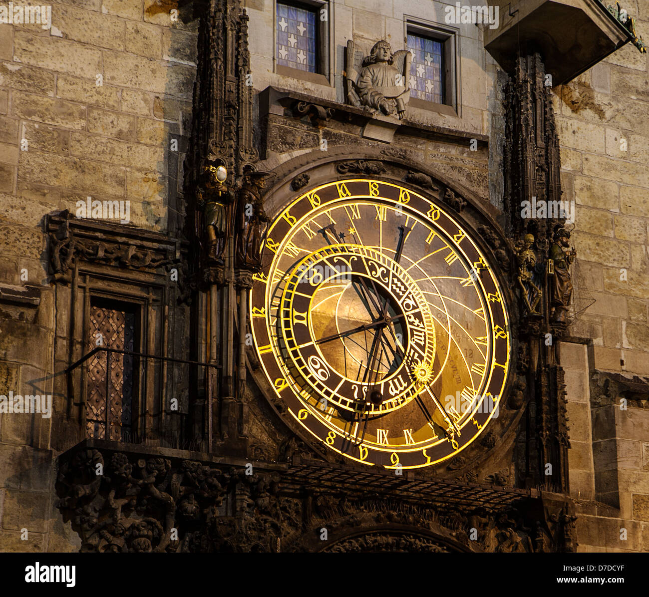 Czech Astronomical Clock Stock Photo - Alamy