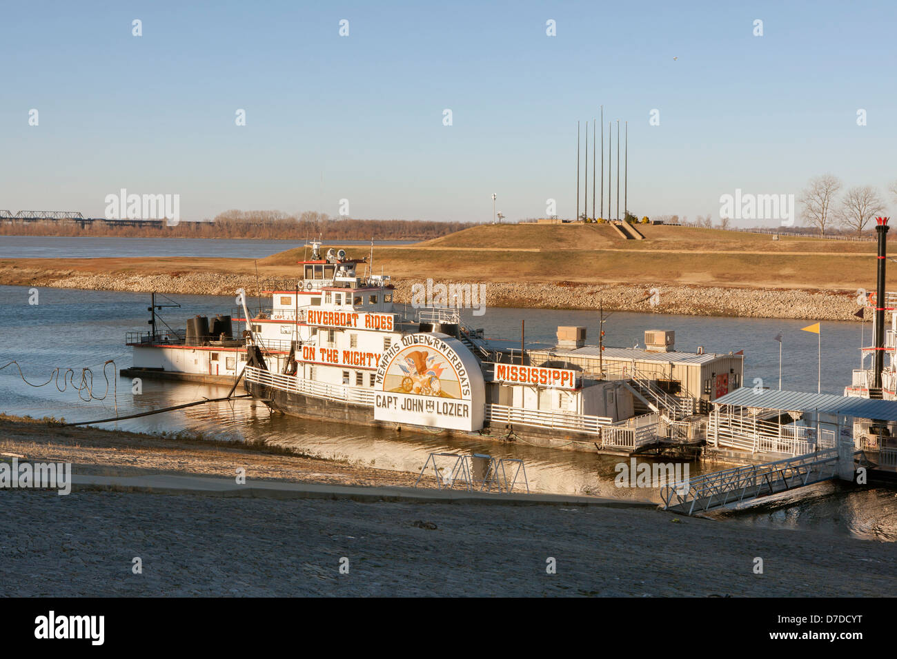 Capt. John Lozier river boat, Mississippi, Memphis, Tennessee, USA ...
