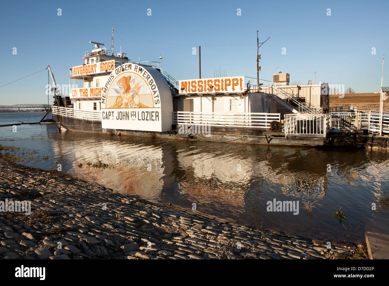 Capt. John Lozier river boat, Mississippi, Memphis, Tennessee, USA ...
