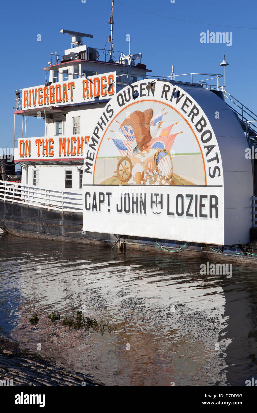 Capt. John Lozier river boat, Mississippi, Memphis, Tennessee, USA ...
