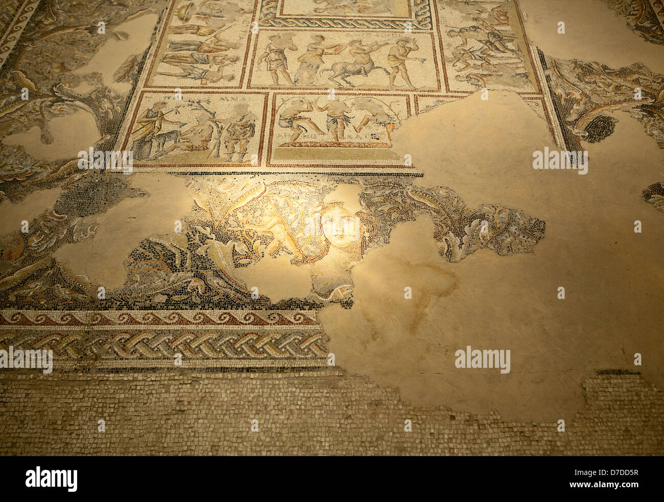 Roman Mosaic of Dionysius Stock Photo - Alamy