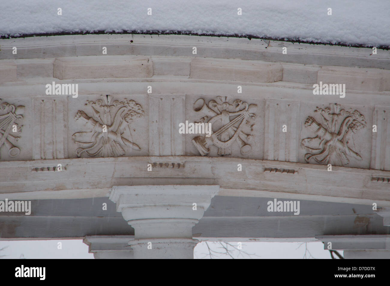 Sukhanovo estate. Monument of Russian classicism Stock Photo - Alamy