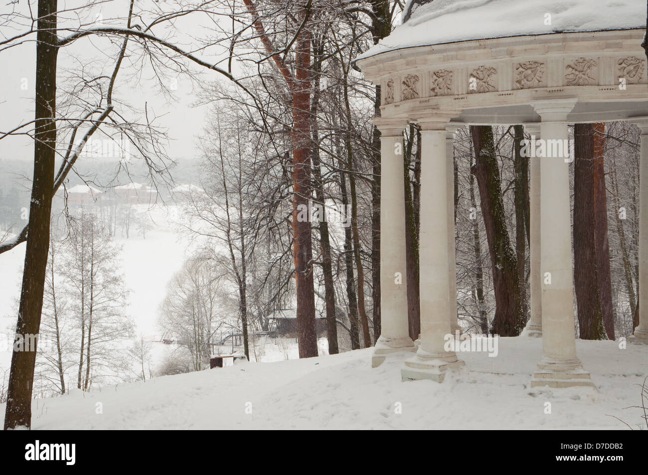 Sukhanovo estate. Monument of Russian classicism Stock Photo - Alamy