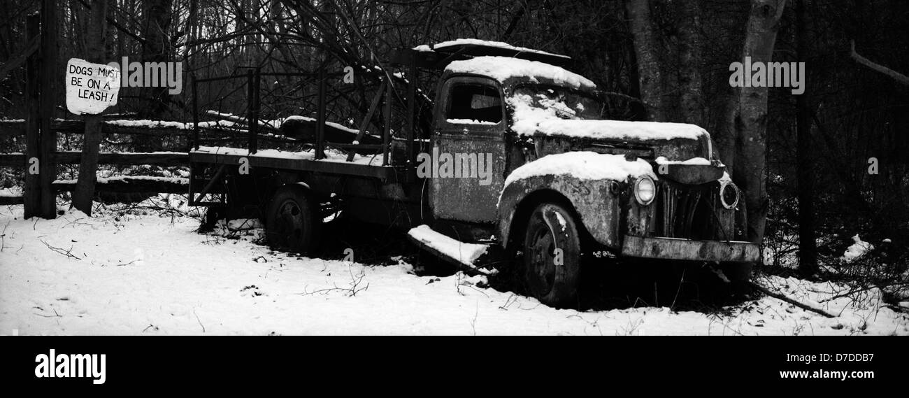 Truck panorama Black and White Stock Photos & Images - Alamy
