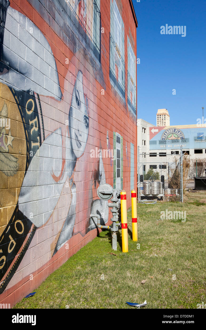 A mural in Memphis, Tennessee, USA Stock Photo - Alamy