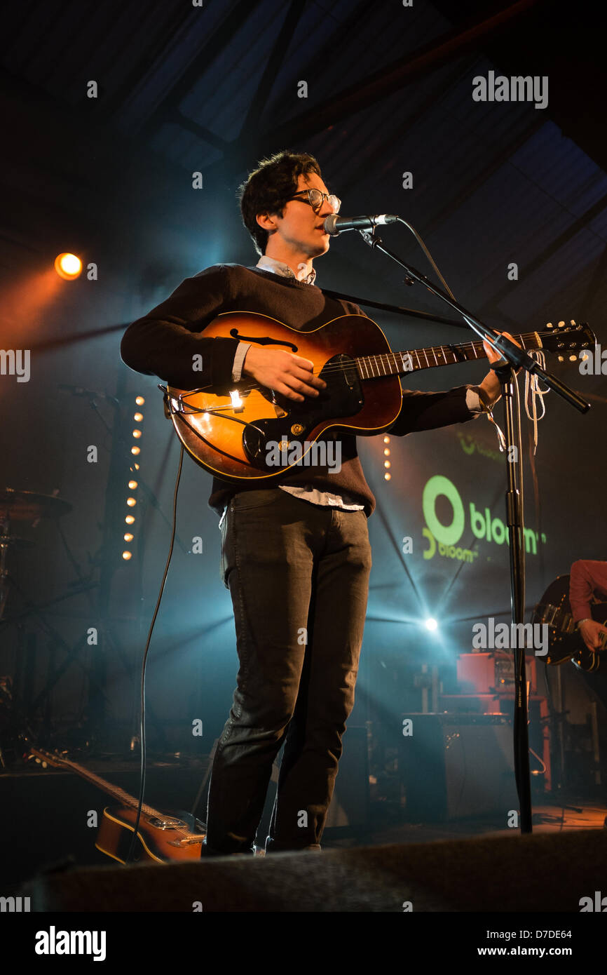 Liverpool, UK. 3rd May 2013. Dan Croll performs in the Garage at Sound ...