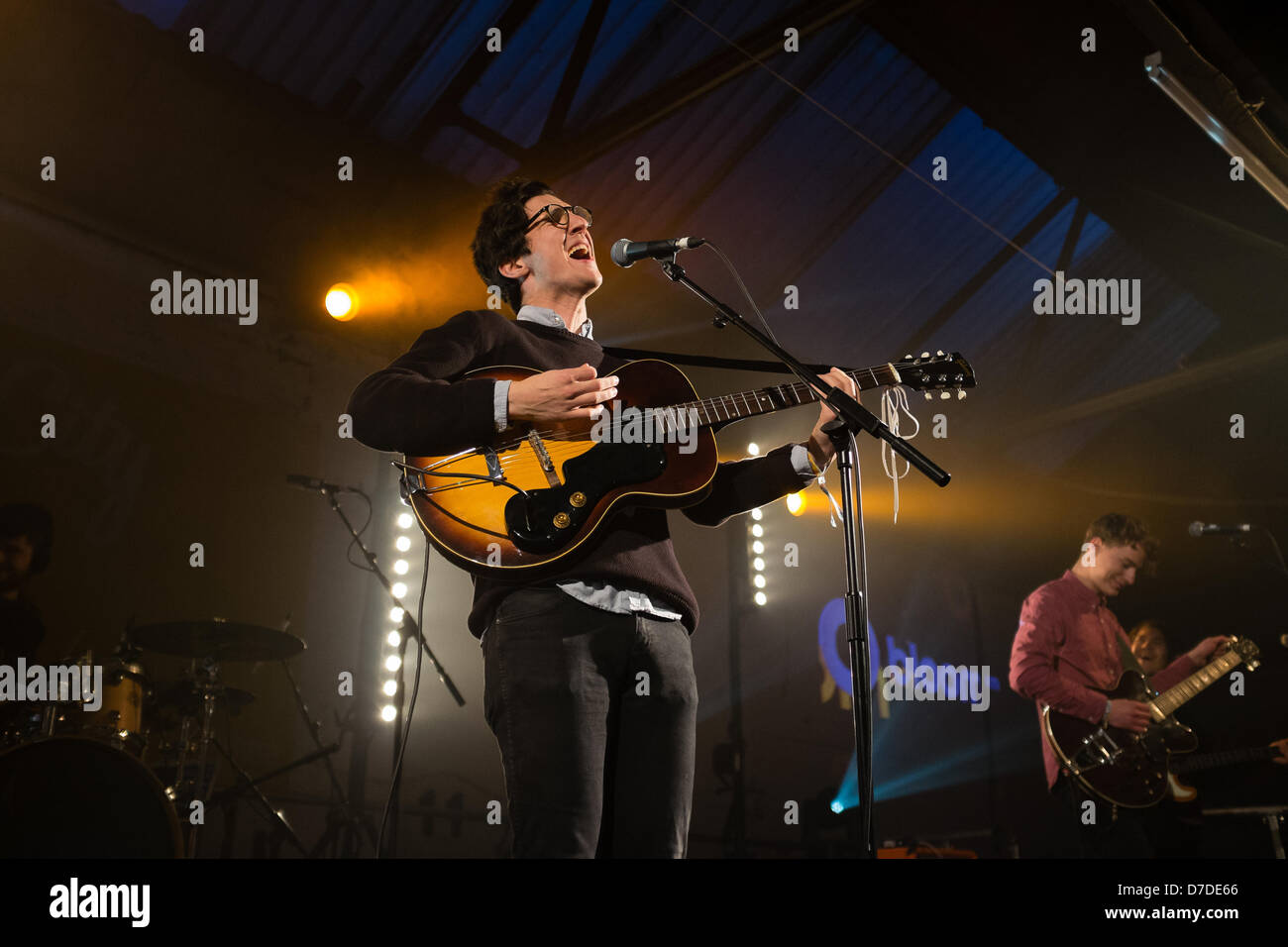Liverpool, UK. 3rd May 2013. Dan Croll performs in the Garage at Sound ...