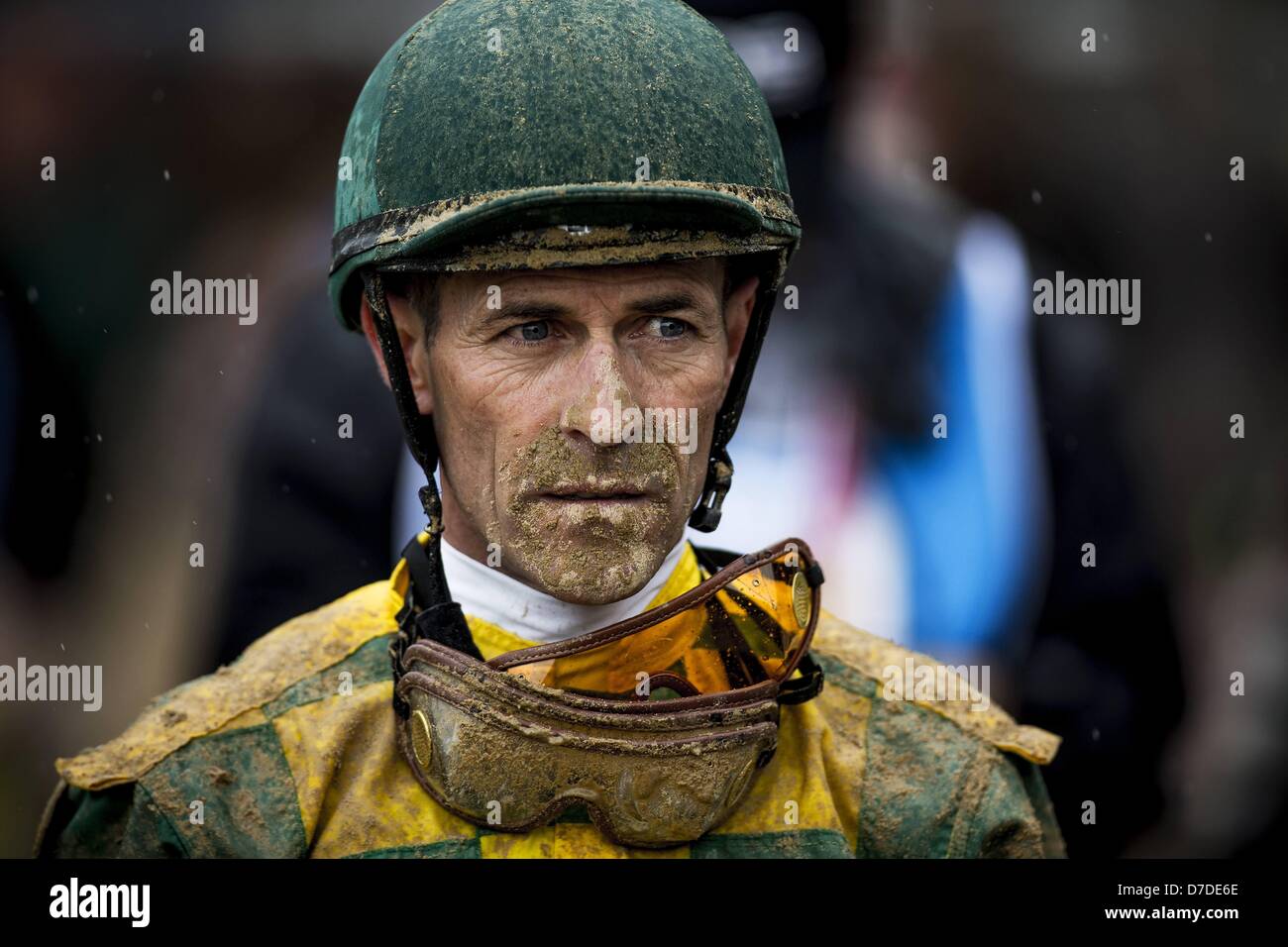 May 4, 2013 - Louisville, Kentucky, U.S. - Hall of Fame jockey GARY ...